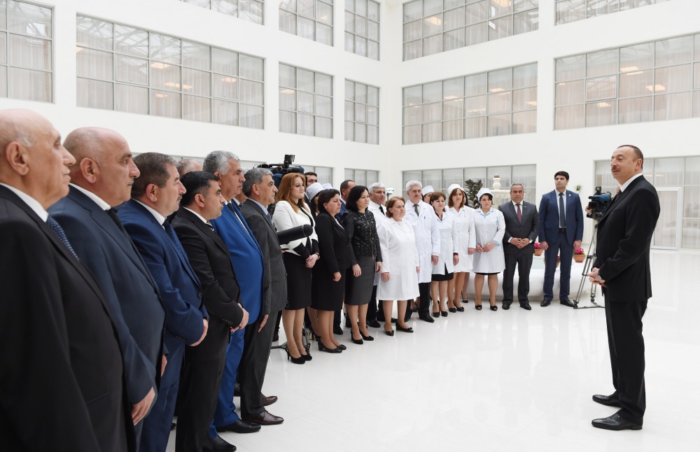 President Aliyev attends opening of Aghsu District Central Hospital’s ...