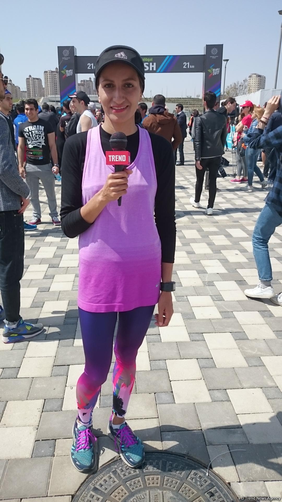 Iran female runner: My 3rd place equal to victory in Baku Marathon ...