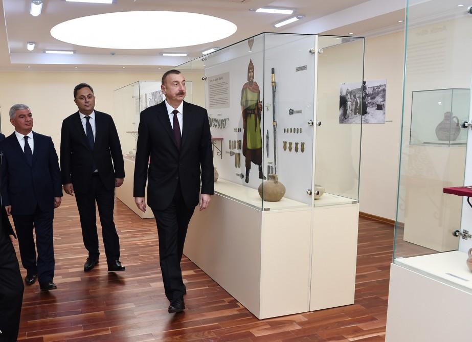 President Aliyev opens Aghjabadi Museum of History and Local Lore after ...
