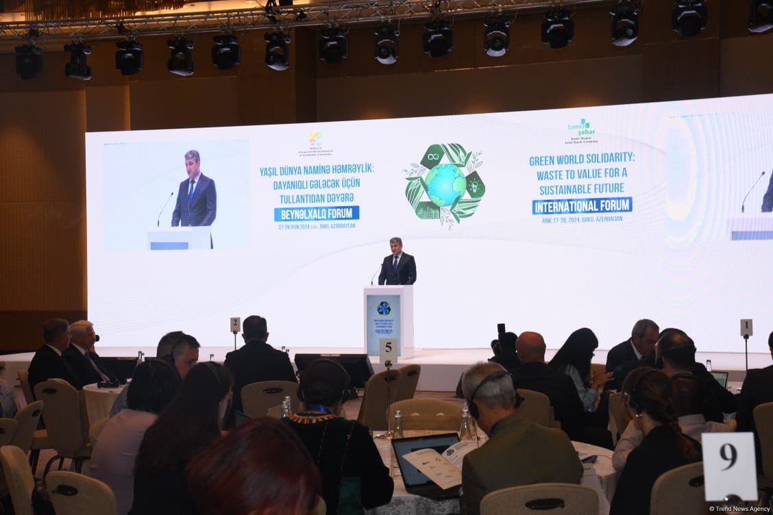 Baku hosts 1st day of "Green World Solidarity: Waste to Value for ...