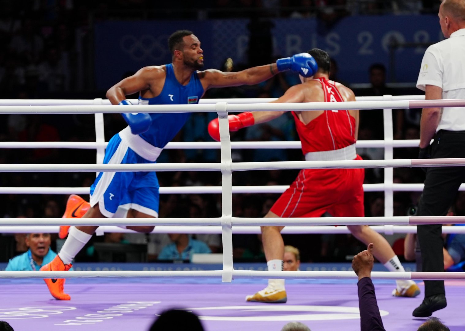 Azerbaijani boxer reaches semifinals at Paris Olympics (PHOTO) - Trend.Az