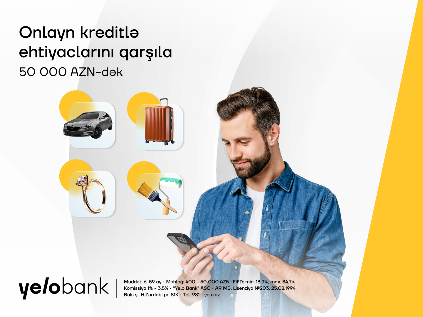 Achieve your plans with Yelo Bank’s online loan - Trend.Az