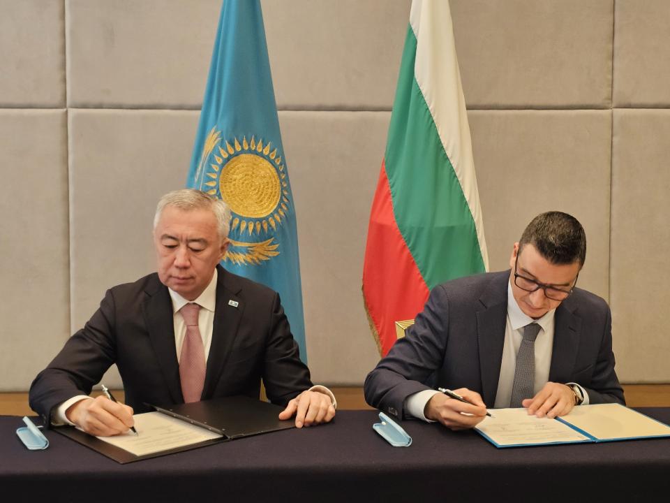 Kazakhstan, Bulgaria sign key agreements to strengthen bilateral ...