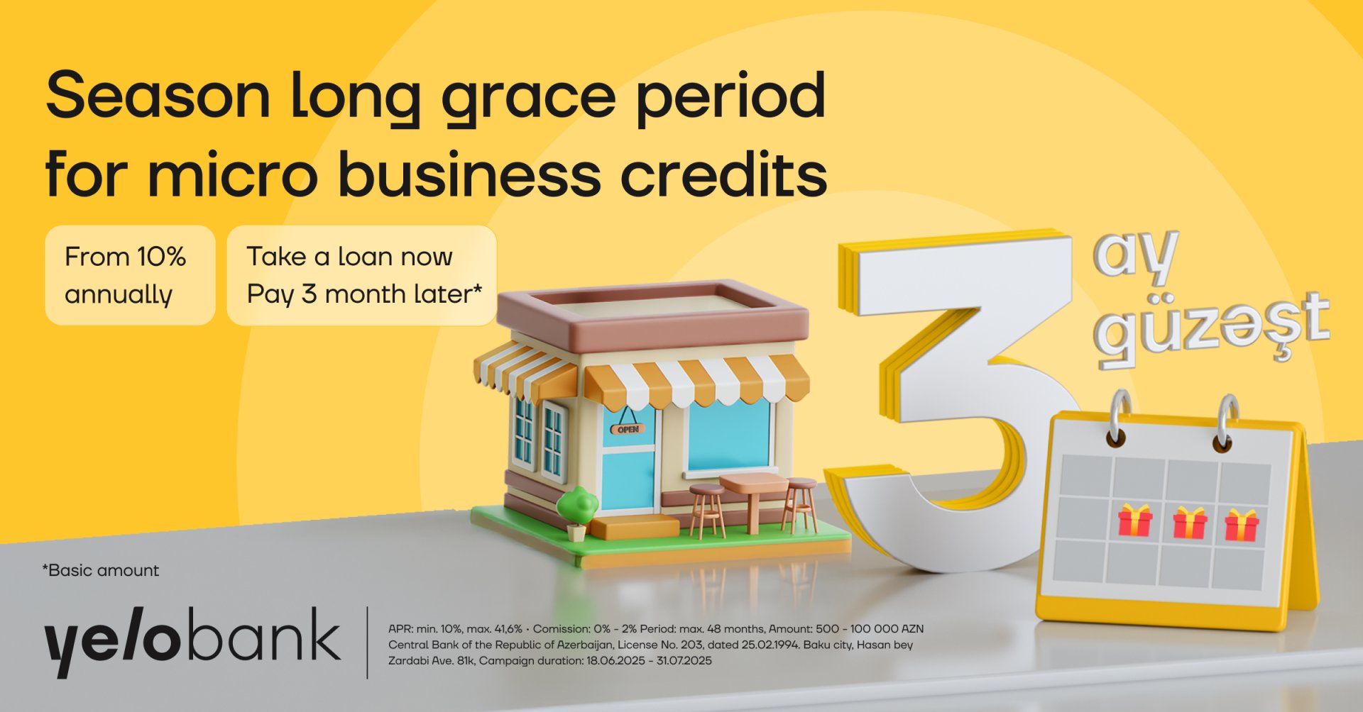 Yelo Bank's summer campaign for micro businesses - Trend.Az